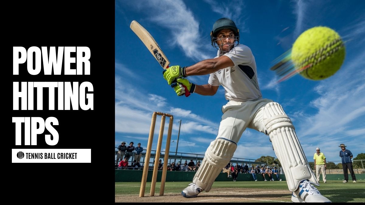 Power Hitting Tips for Tennis Ball Cricket Batting